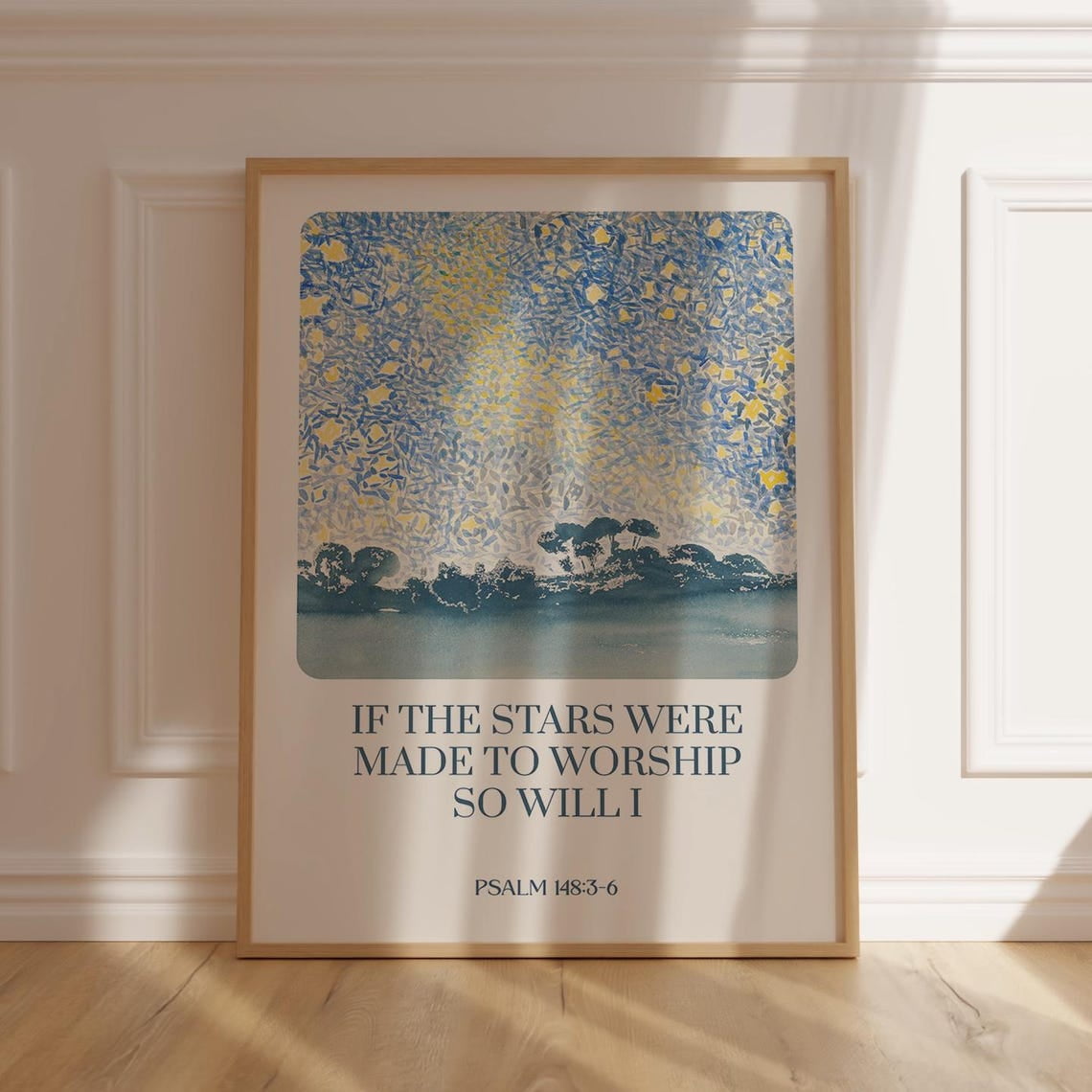 Dopaprint UNFRAMED PAPER POSTER Psalm 148 3 Scripture Wall Art ...