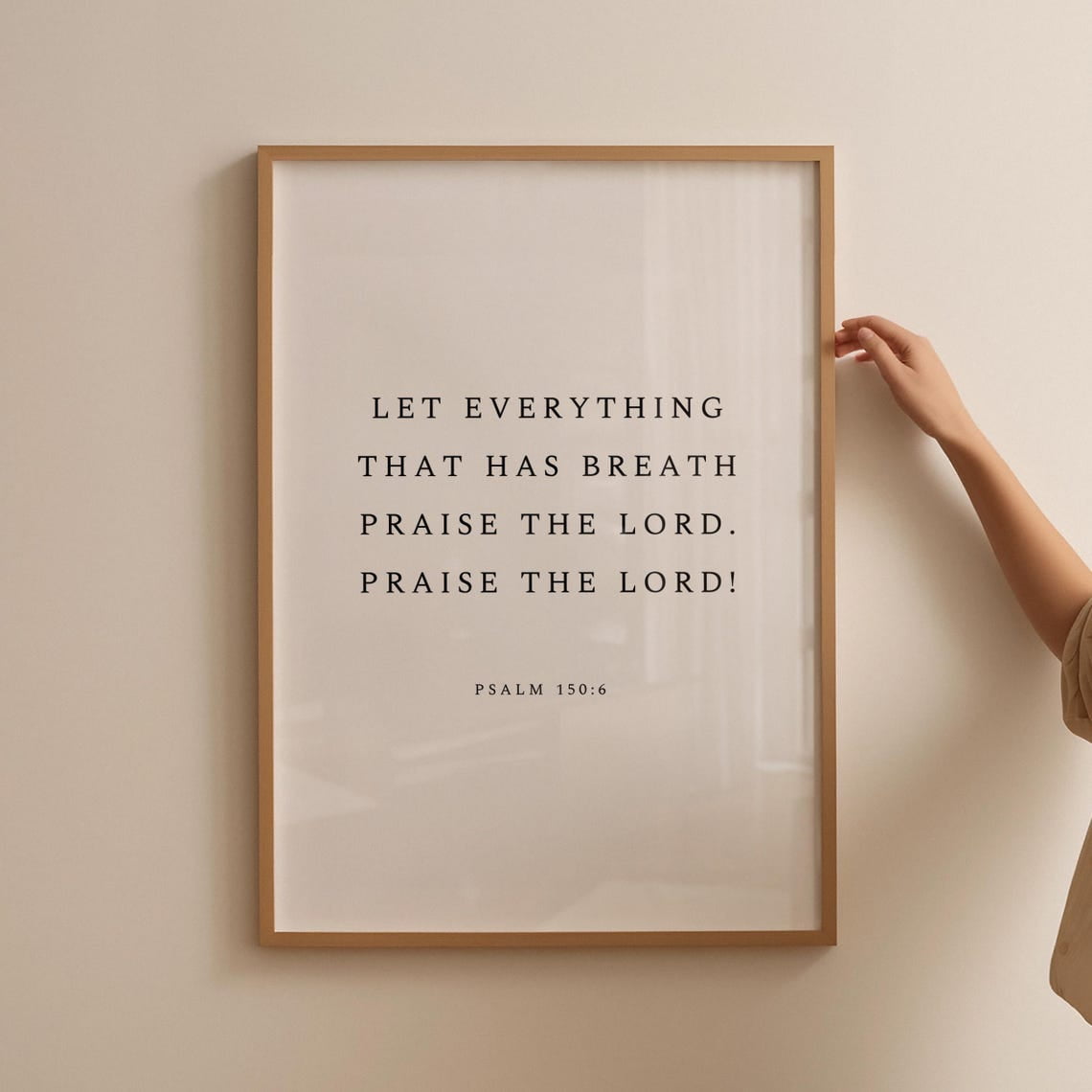 Dopaprint UNFRAMED PAPER POSTER Psalm 150:6, Praise The Lord, Bible ...