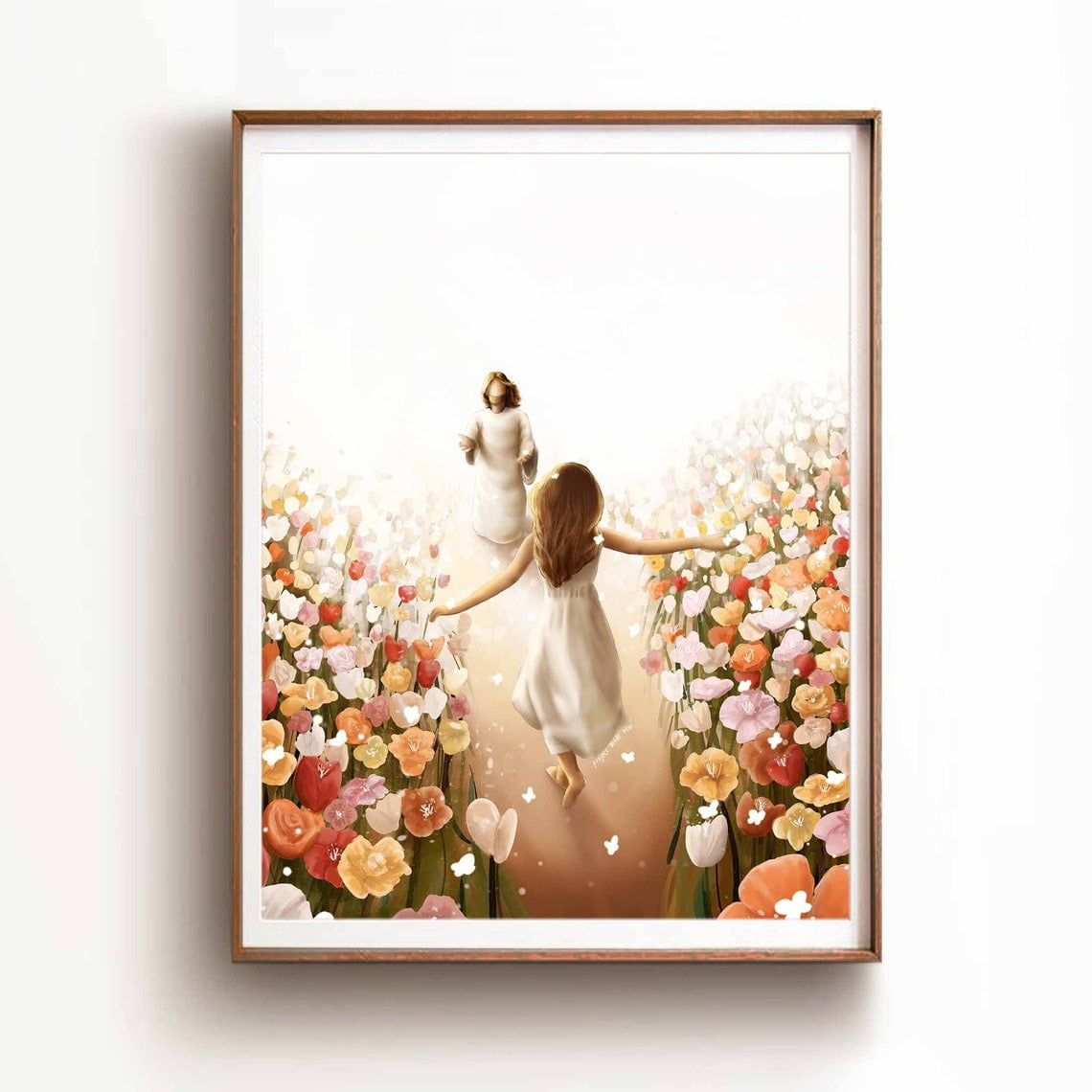 Dopaprint UNFRAMED PAPER POSTER Psalm 23 Pink Vintage Print, Christian ...