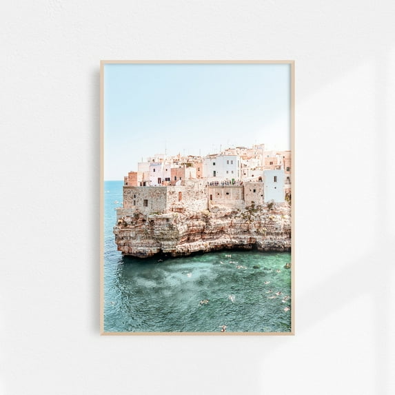 Dopaprint UNFRAMED PAPER POSTER Puglia Italy Print, Polignano A Mare ...