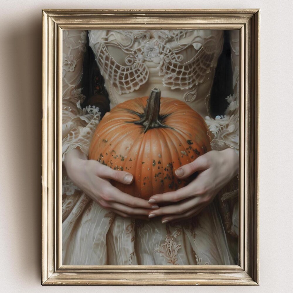 Dopaprint UNFRAMED PAPER POSTER Pumpkin - Victorian Art Print Moody Hal ...