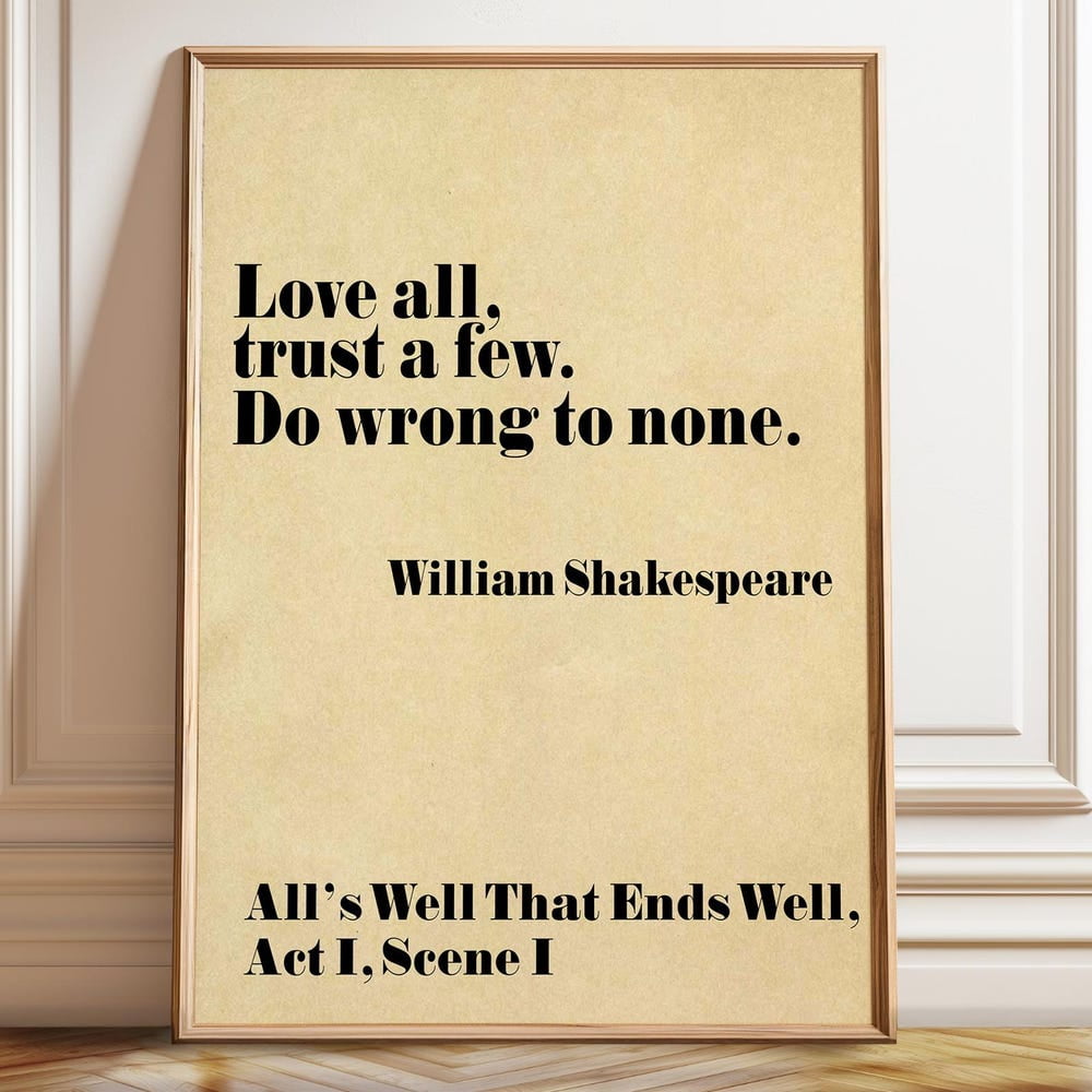 Dopaprint UNFRAMED PAPER POSTER Quote Poster Quotation Literary Poster ...