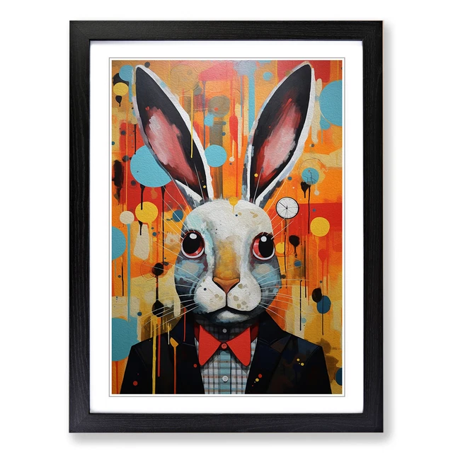 Dopaprint UNFRAMED PAPER POSTER Rabbit Constructivism No.2 Wall Art Print Poster Art, Home Decor ...