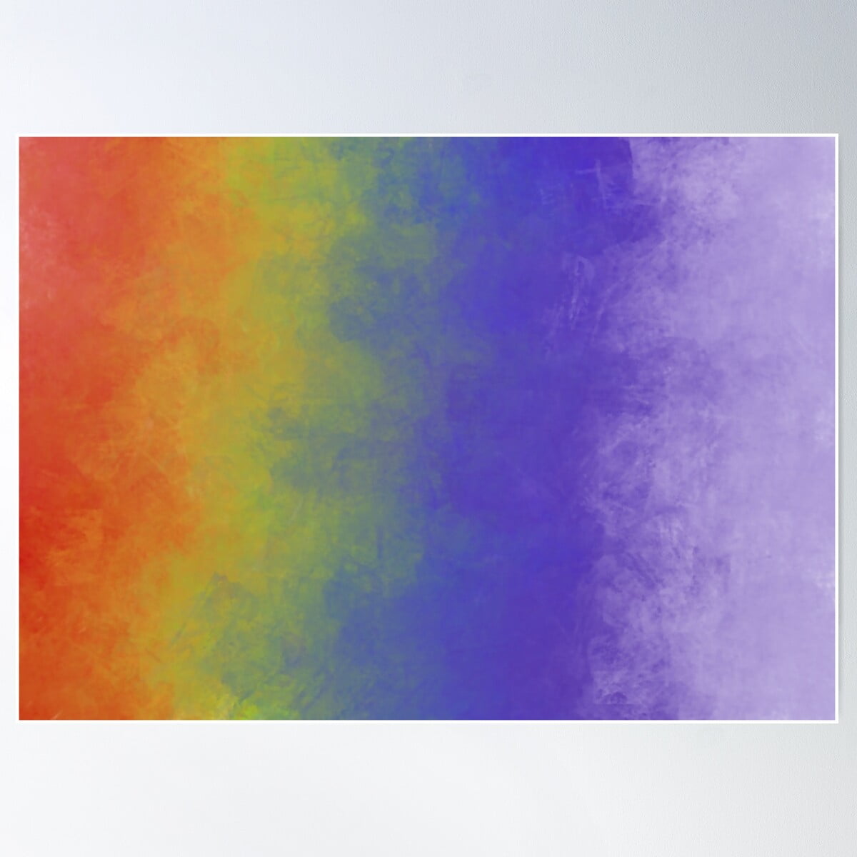 Dopaprint UNFRAMED PAPER POSTER Rainbow Oils Poster Wall Art, Modern ...