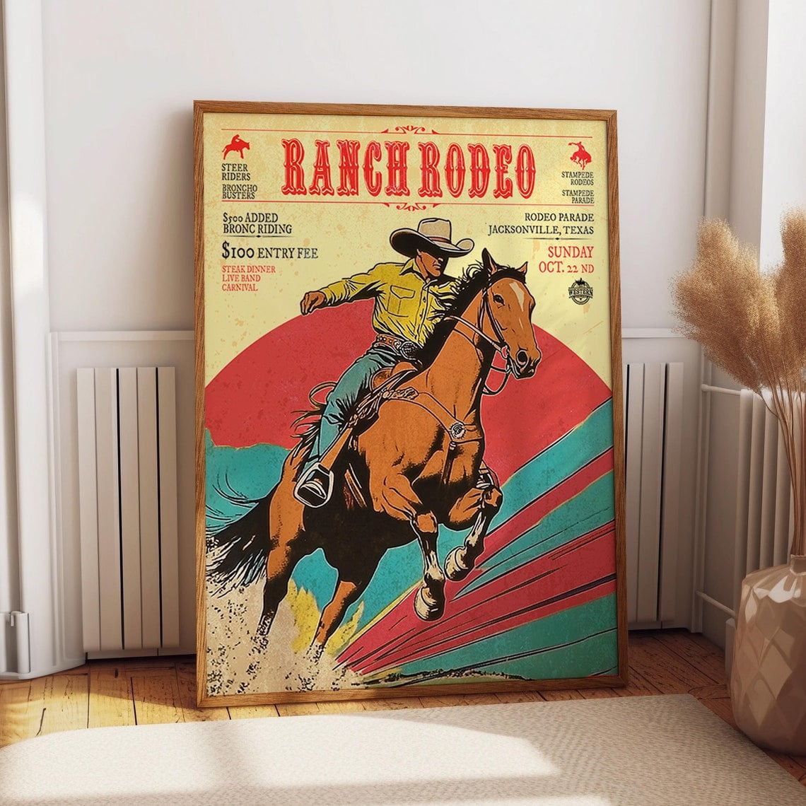 Dopaprint UNFRAMED PAPER POSTER Ranch Rodeo Event Poster - Jacksonville ...