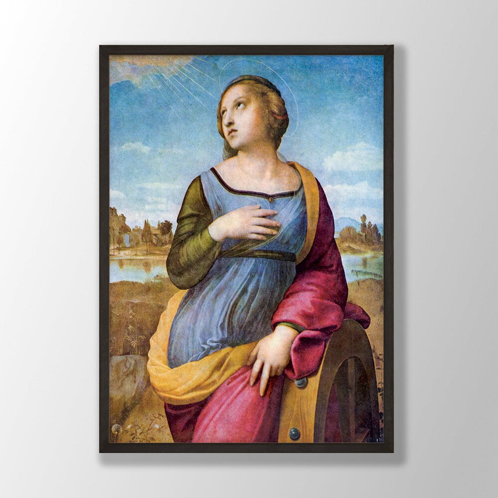 Dopaprint UNFRAMED PAPER POSTER Raphael Art Print - Saint Catherine Of ...