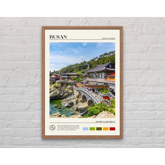 Dopaprint UNFRAMED PAPER POSTER Real Photo, Busan Print, Busan Wall Art ...