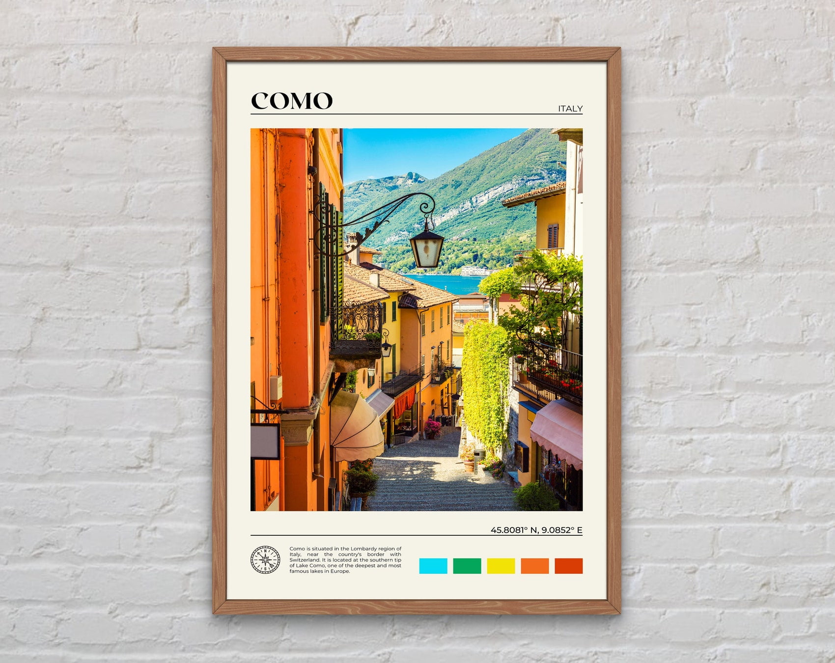 Dopaprint UNFRAMED PAPER POSTER Real Photo, Como Print, Como Wall Art ...