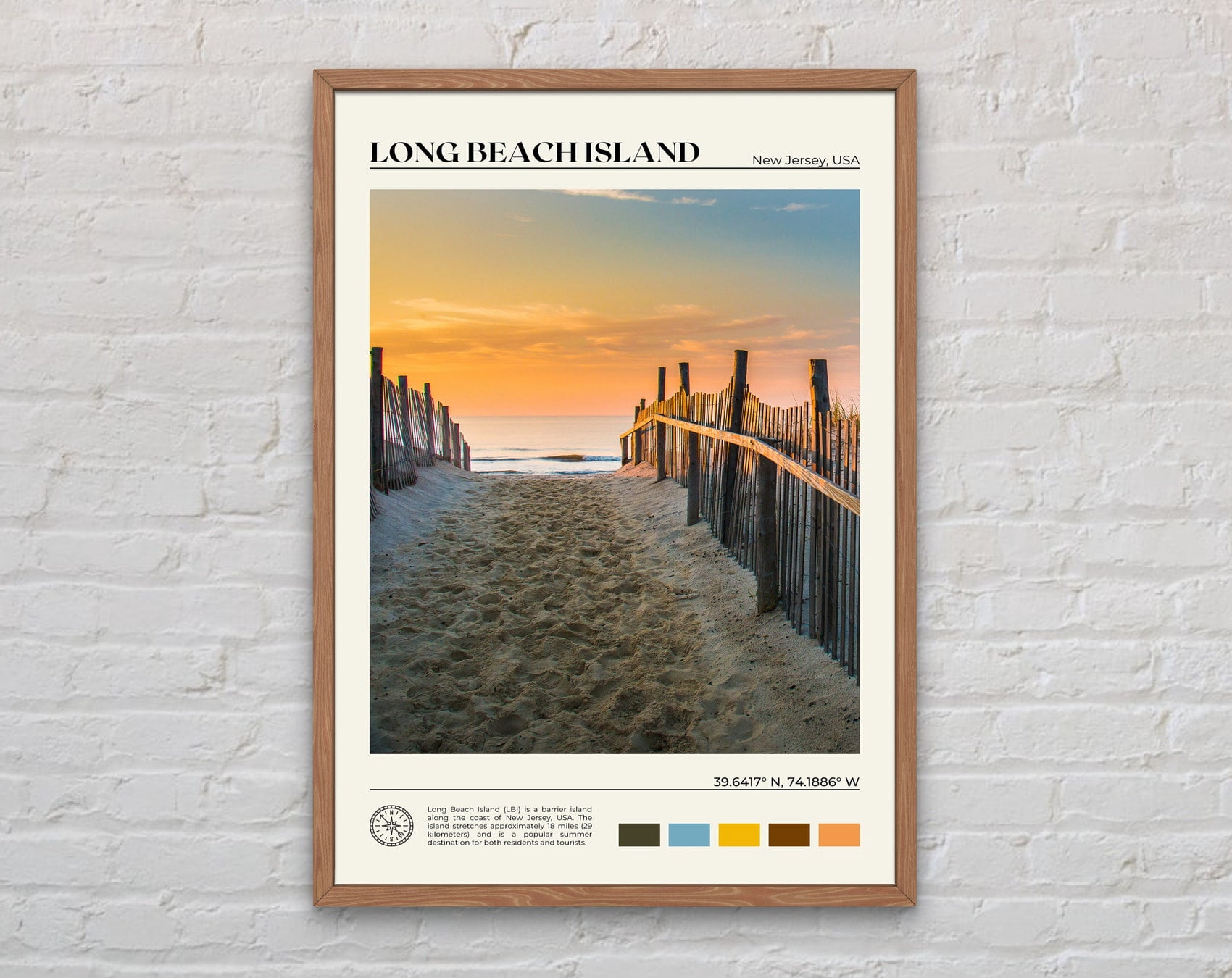 Dopaprint UNFRAMED PAPER POSTER Real Photo, Long Beach Island Print ...