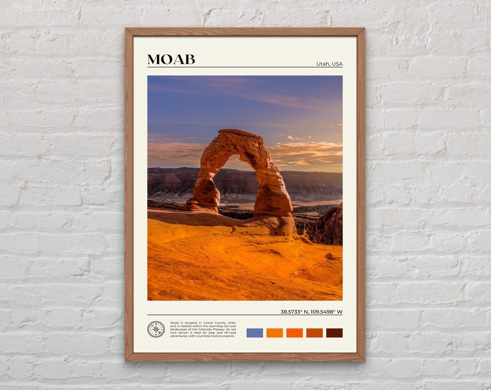 Dopaprint UNFRAMED PAPER POSTER Real Photo, Moab Print, Moab Wall Art ...