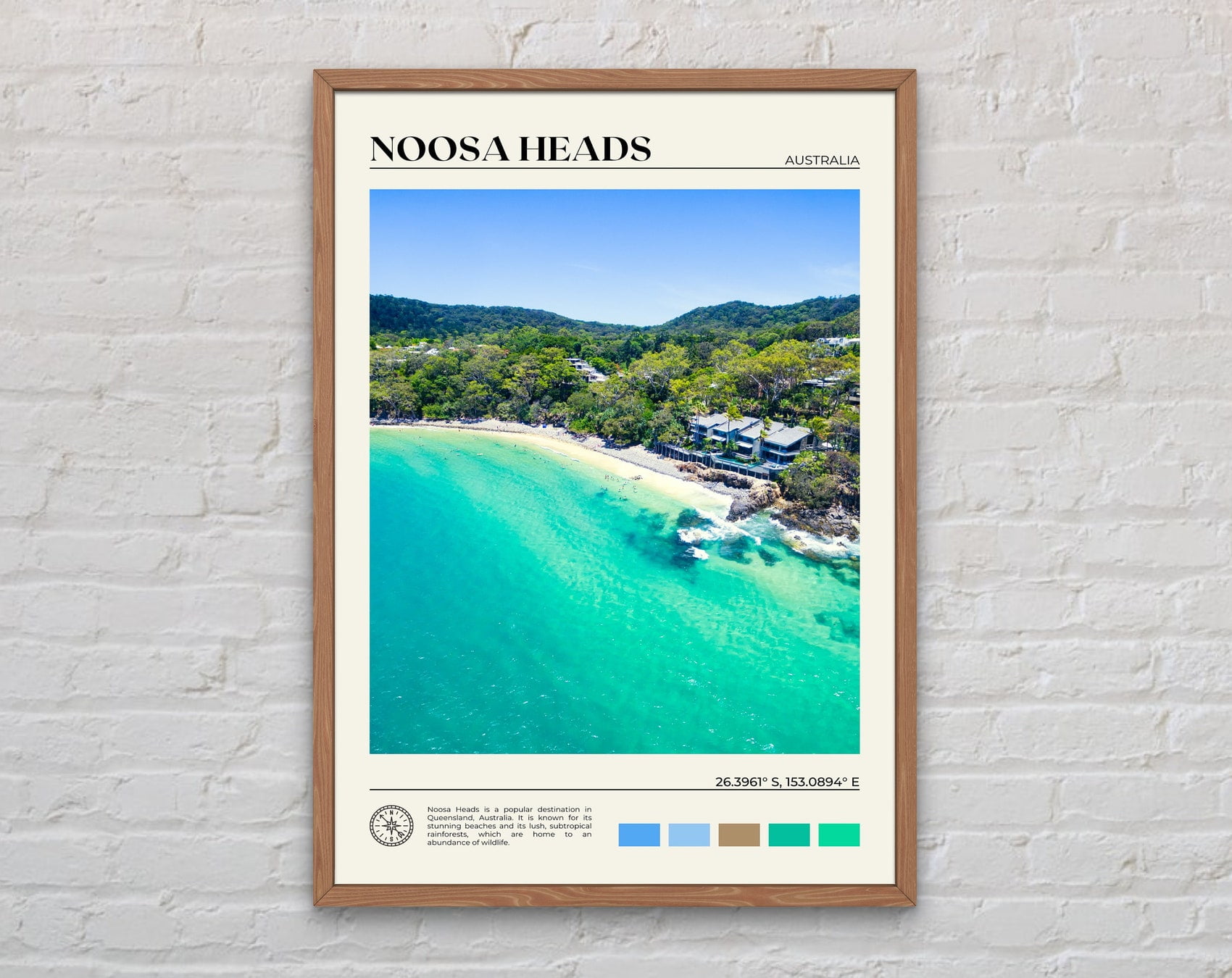 Dopaprint UNFRAMED PAPER POSTER Real Photo, Noosa Heads Print, Noosa Heads Art, Noosa Heads ...