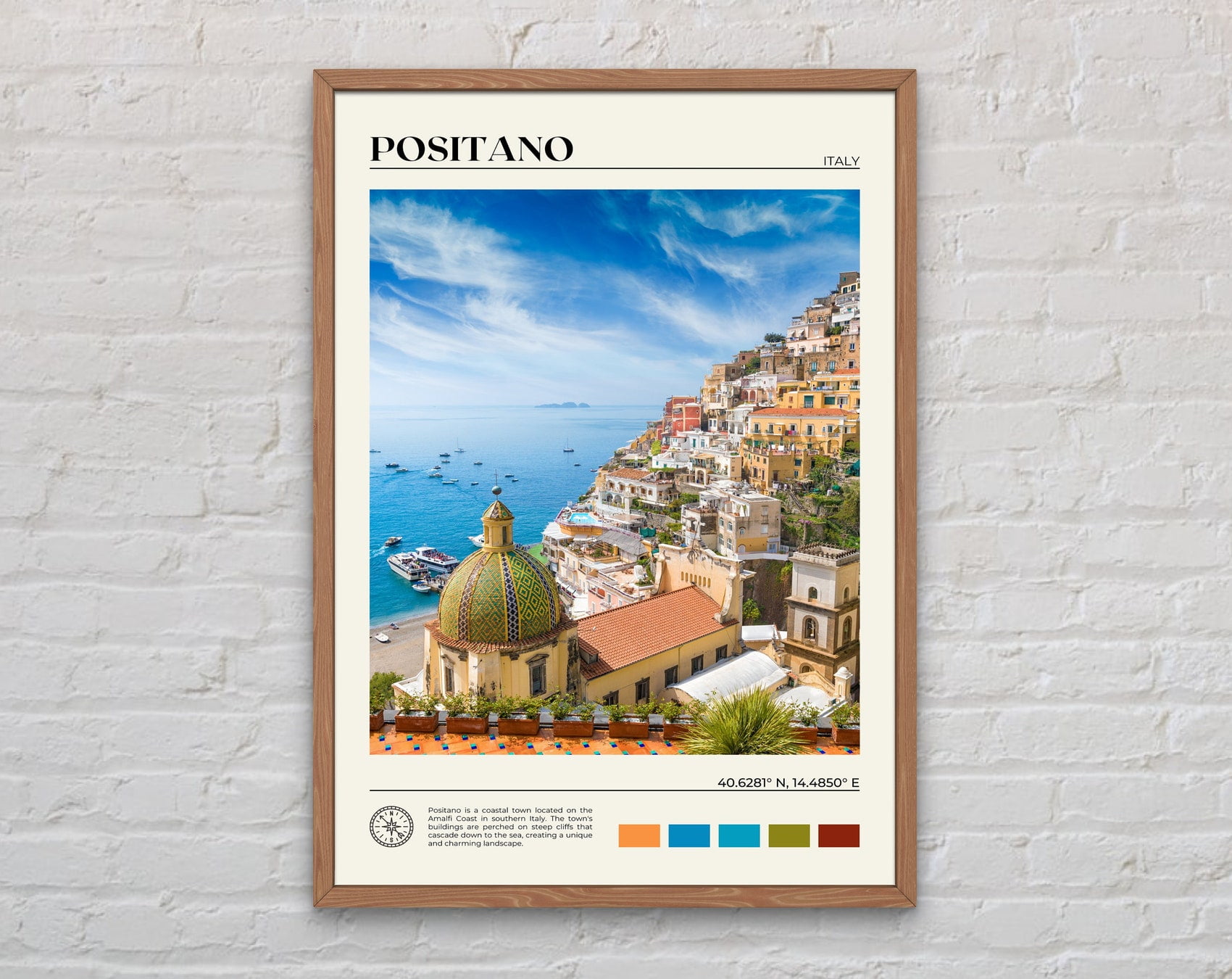 Dopaprint UNFRAMED PAPER POSTER Real Photo, Positano Print, Positano ...