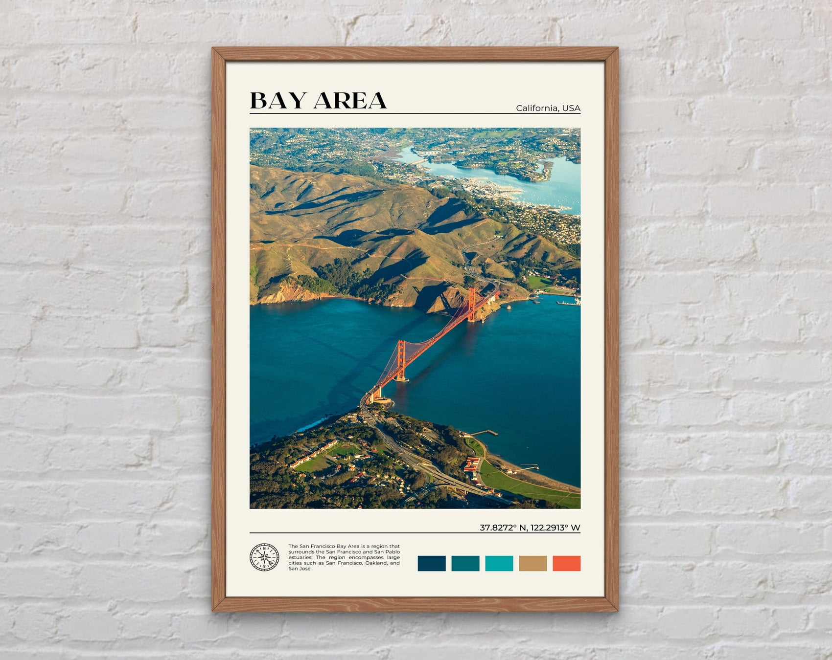 Dopaprint UNFRAMED PAPER POSTER Real Photo, San Francisco Bay Area ...