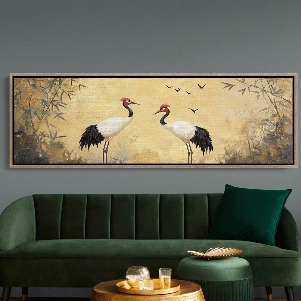 Dopaprint UNFRAMED PAPER POSTER Red-Crowned Crane Poster Wall Art ...
