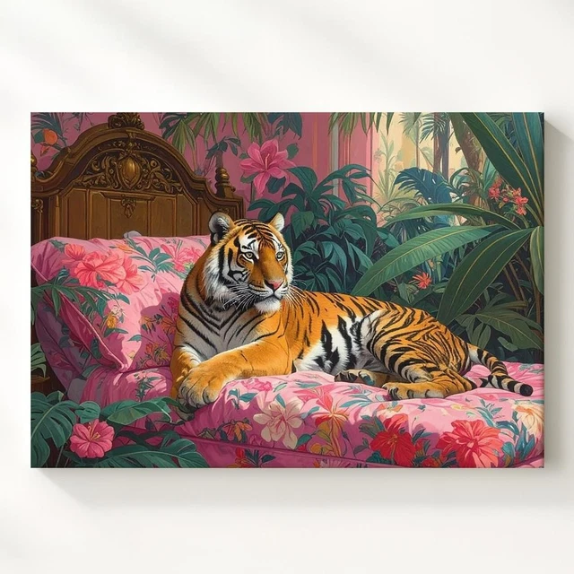 Dopaprint UNFRAMED PAPER POSTER Regal Tiger Bedroom Posterexotic Jungle ...