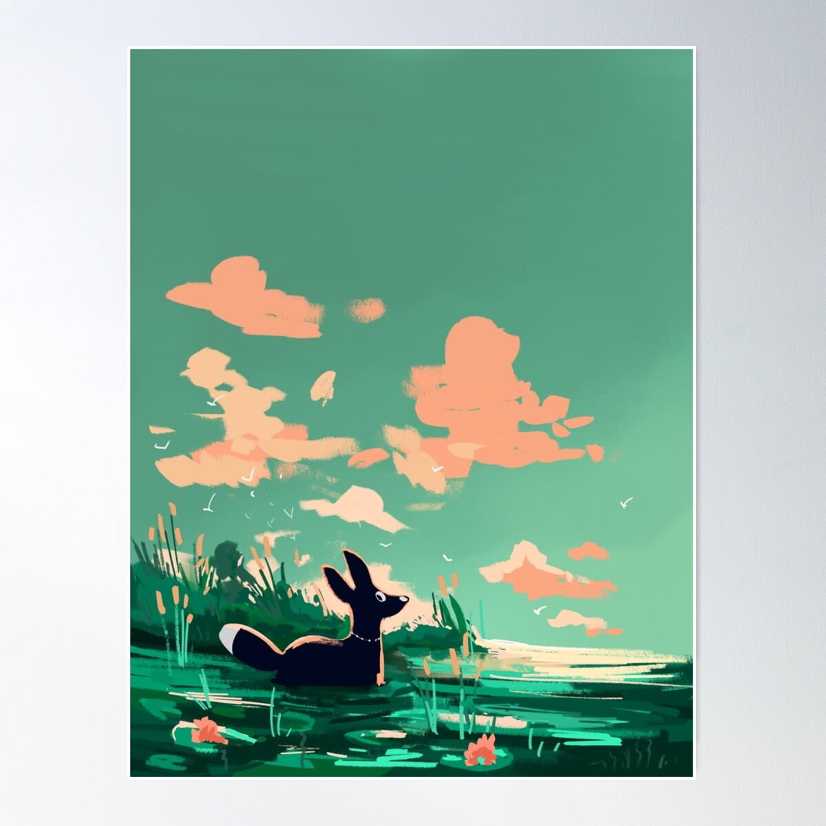 Dopaprint UNFRAMED PAPER POSTER Renoir Is Feeling Pretty Poster Wall ...