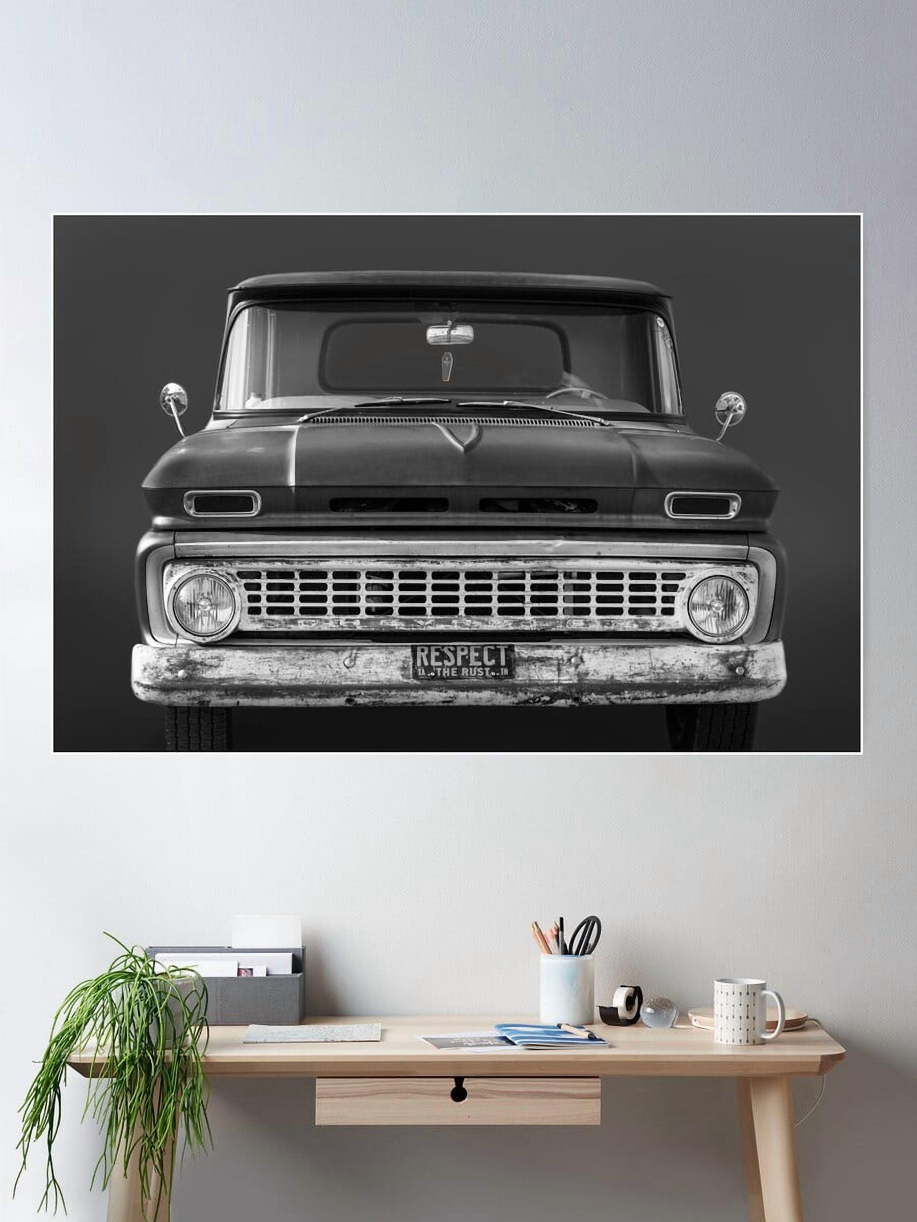 Dopaprint UNFRAMED PAPER POSTER Respect The Rust Ii Poster Wall Art, Modern Wall Decor For ...