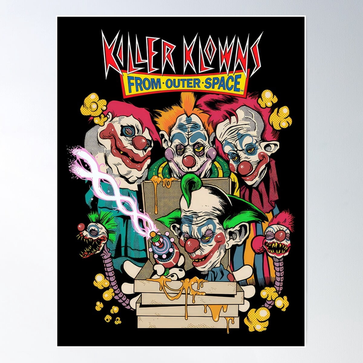 Dopaprint UNFRAMED PAPER POSTER Retro 90S Killer Klowns Poster Wall Art ...