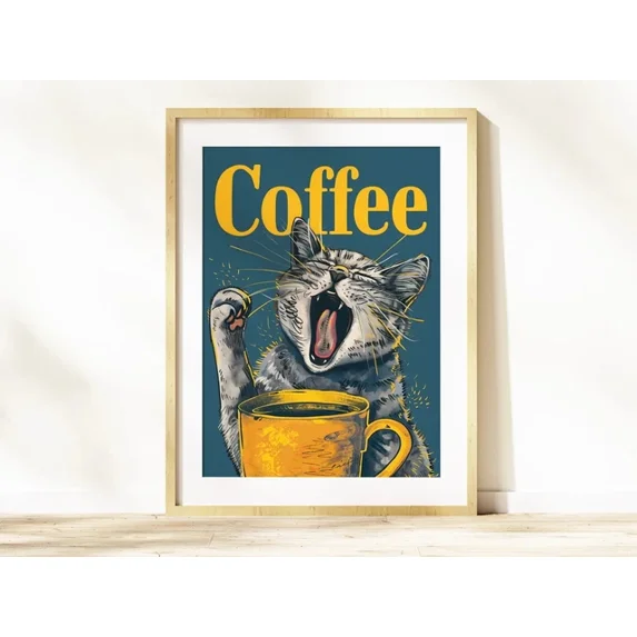 Dopaprint UNFRAMED PAPER POSTER Retro Drink Poster Art, Home Decor ...