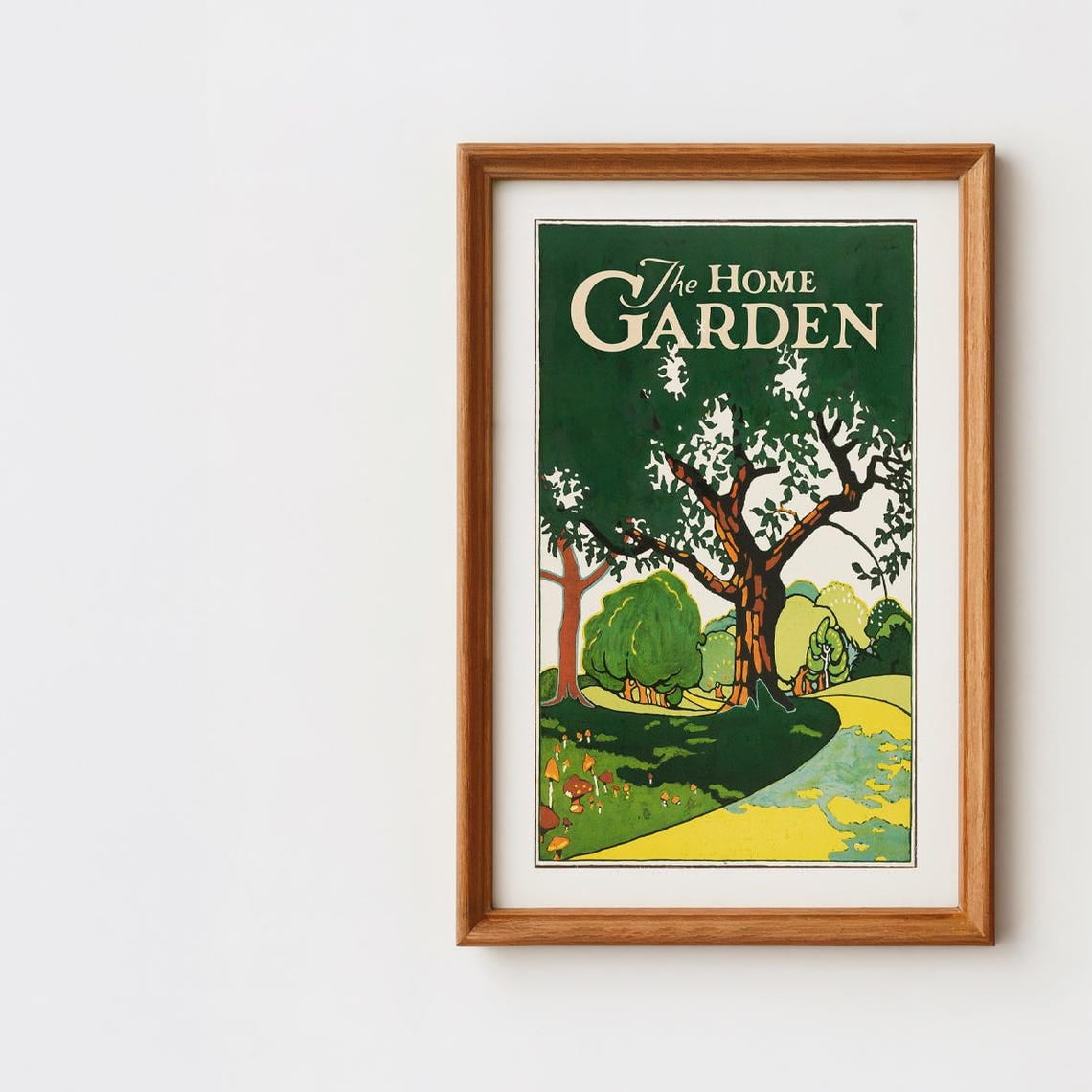 Dopaprint UNFRAMED PAPER POSTER Retro Garden Art Print Vintage Garden ...