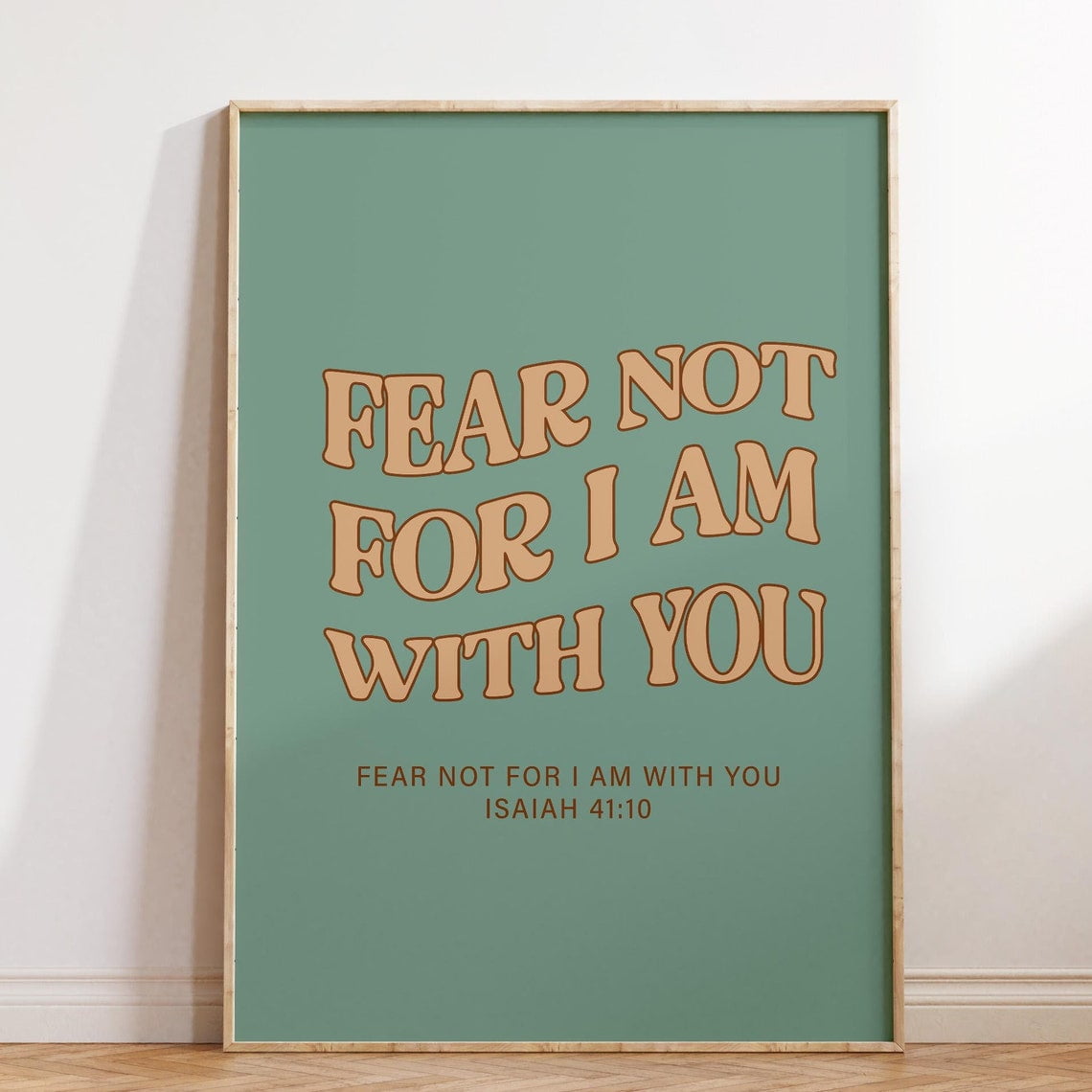 Dopaprint UNFRAMED PAPER POSTER Retro Groovy Christian Wall Art, Isaiah ...