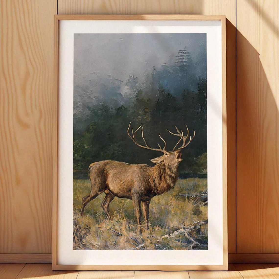 Dopaprint UNFRAMED PAPER POSTER Retro Outdoors Art Wild Stag Print ...