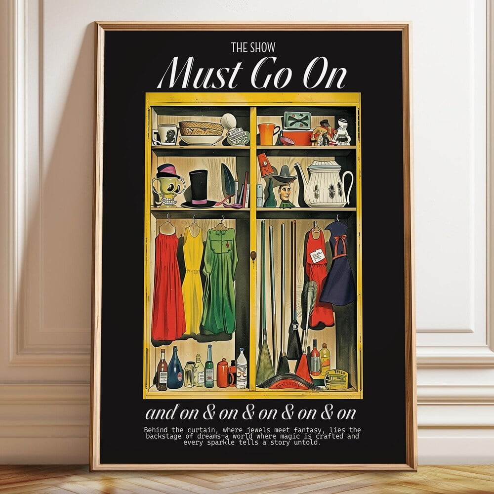 Dopaprint UNFRAMED PAPER POSTER Retro Theater Props & S Art Poster ...