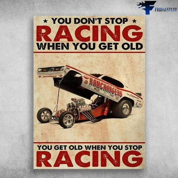 Dopaprint UNFRAMED PAPER POSTER Ricing Car, Car Poster, You Dont Stop ...