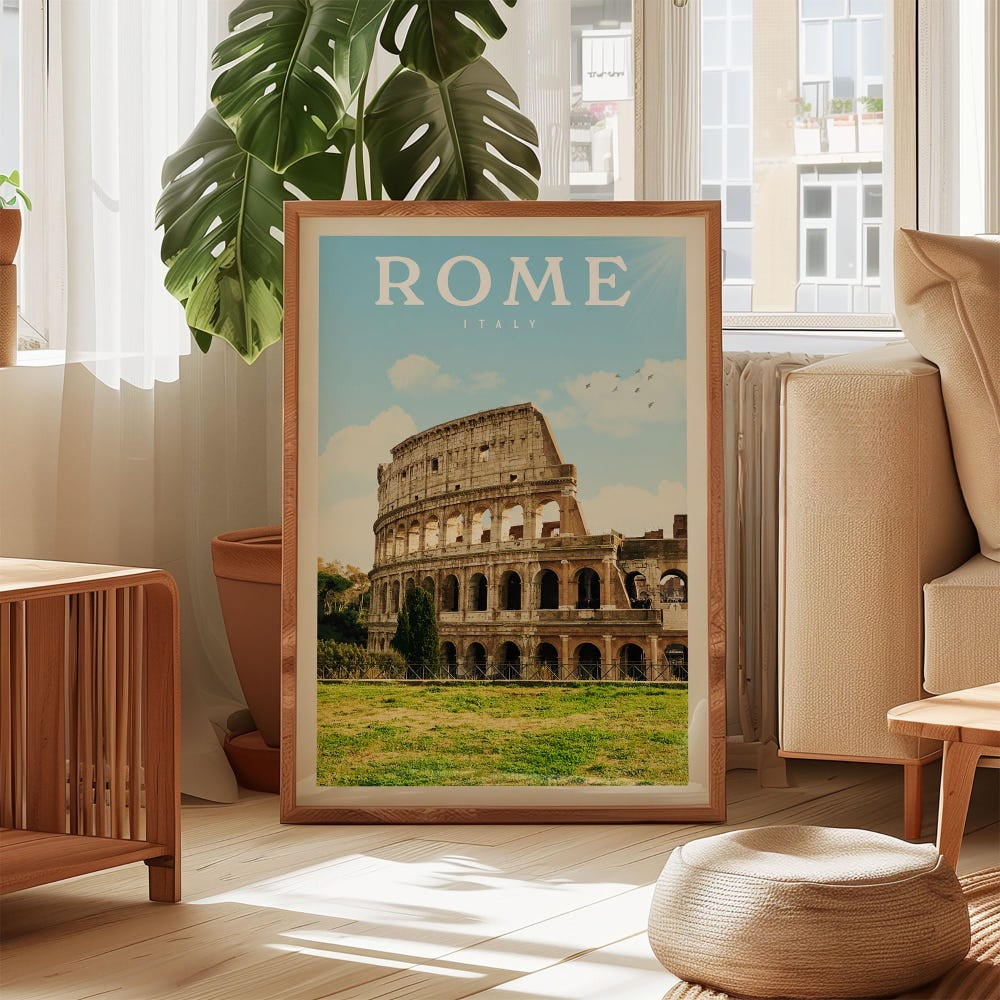 Dopaprint UNFRAMED PAPER POSTER Rome Wall Decor, Rome Wall Art, Rome ...