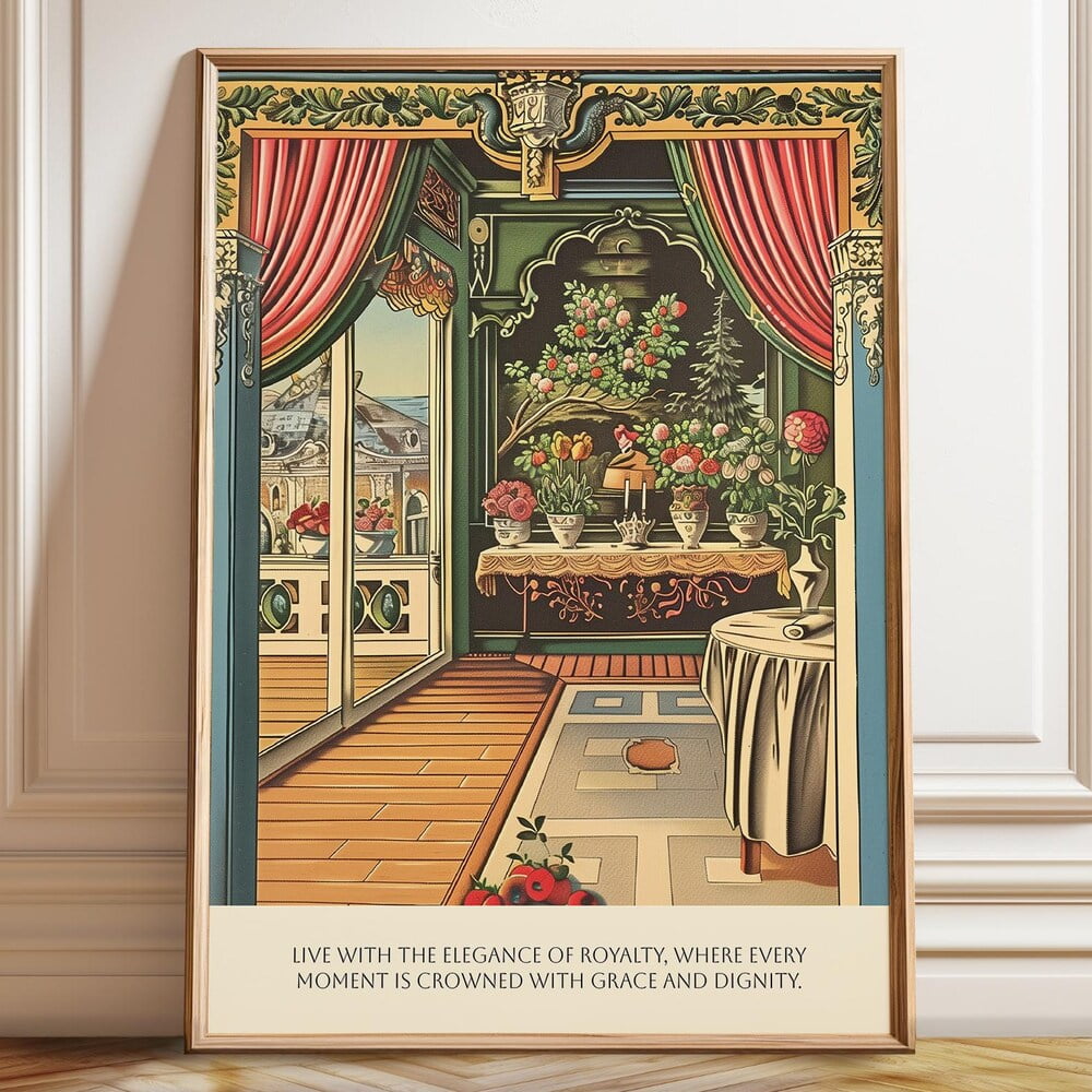 Dopaprint UNFRAMED PAPER POSTER Royal Home Decor Wall Art - Regal ...
