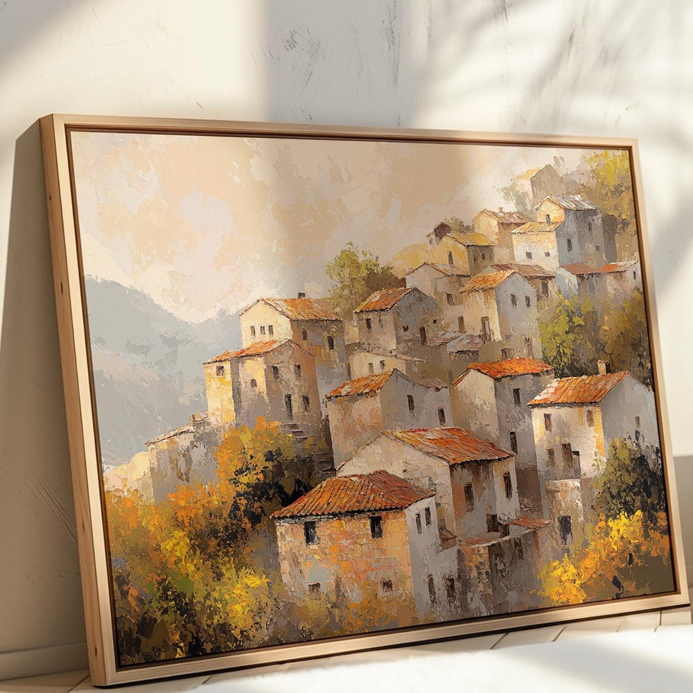 Dopaprint UNFRAMED PAPER POSTER Rustic Mediterranean Village Poster ...