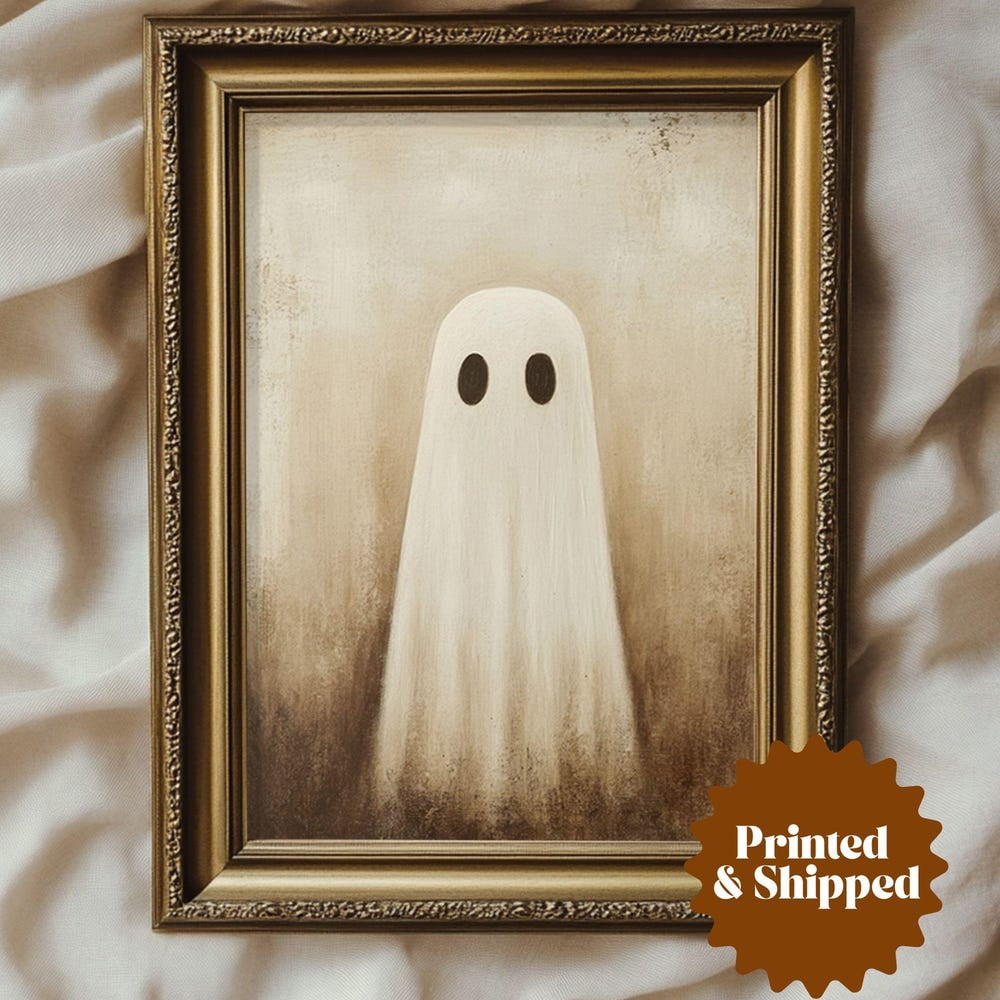 Dopaprint UNFRAMED PAPER POSTER Rustic Vintage Style Ghost Drawing ...