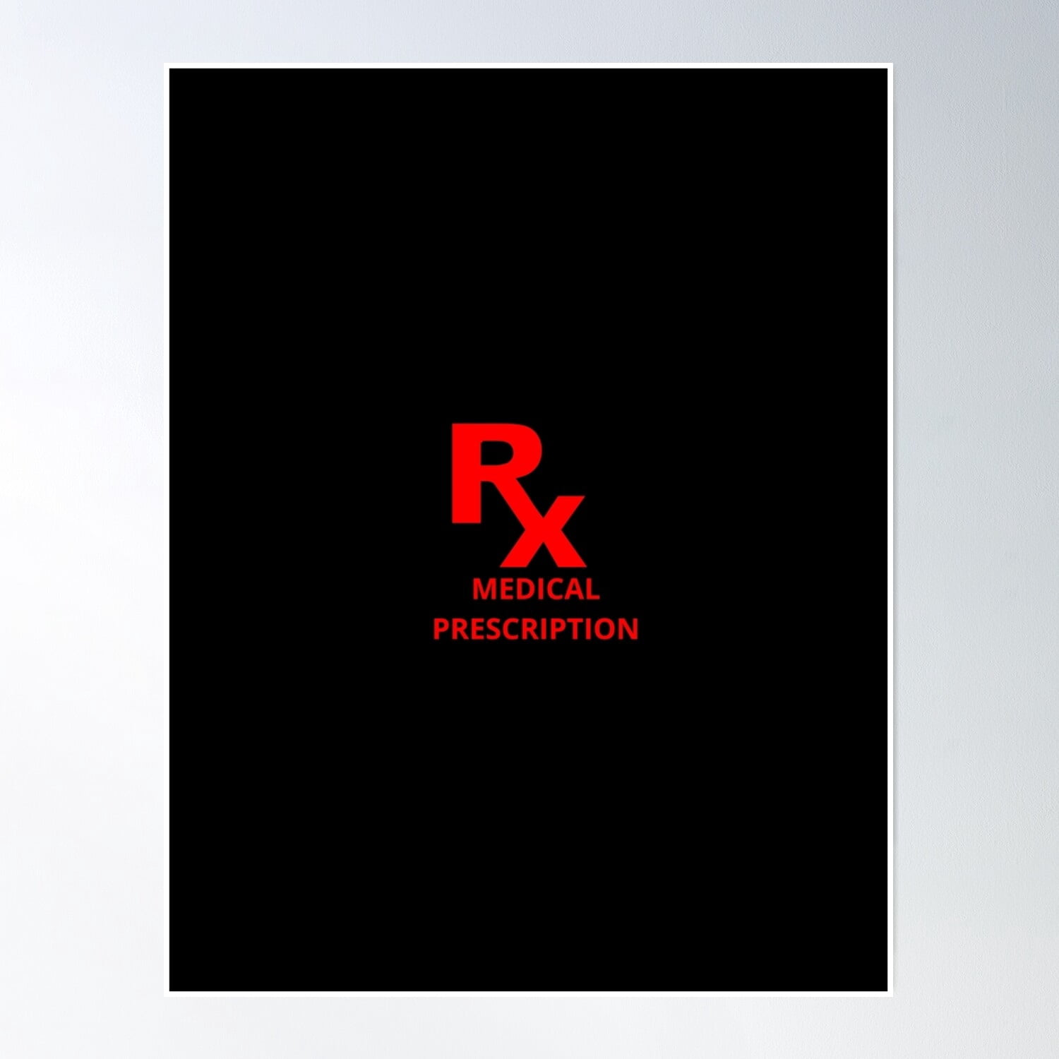 Dopaprint UNFRAMED PAPER POSTER Rx Logo Pharmacy Medical Poster Wall ...