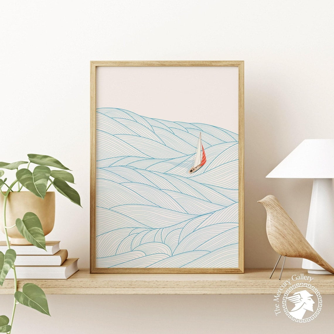 Dopaprint UNFRAMED PAPER POSTER Sailboat On The Sea Poster Print ...