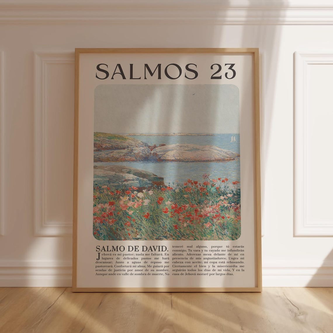 Dopaprint UNFRAMED PAPER POSTER Salmos 23 Scripture Wall Art Spanish ...
