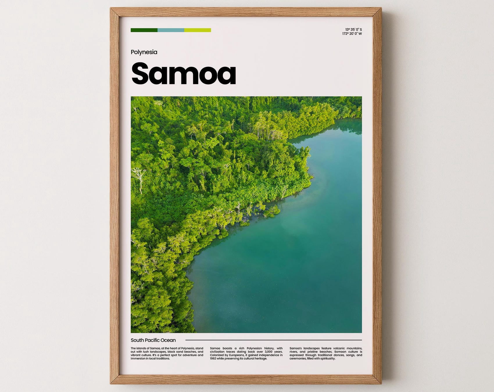 Dopaprint UNFRAMED PAPER POSTER Samoa Poster, Samoa Print, Samoa Photo ...