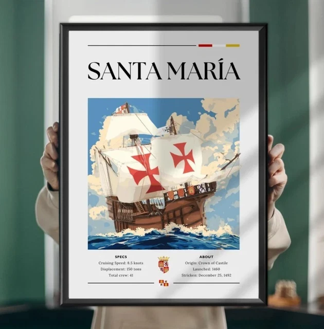 Dopaprint UNFRAMED PAPER POSTER San.Ta Maria Poster, Print, Wall Art ...