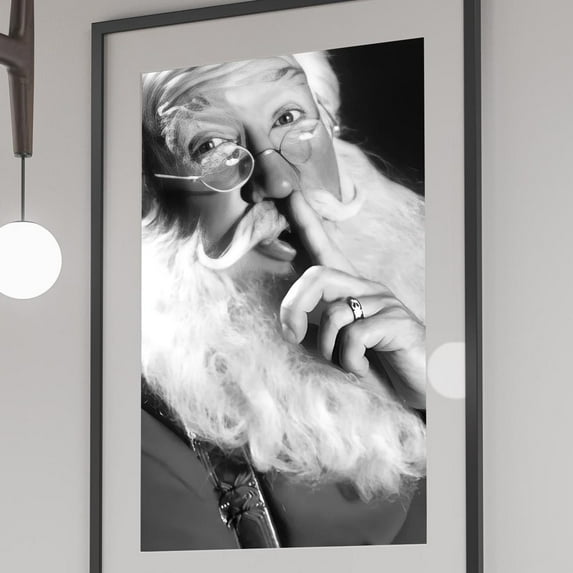 Dopaprint UNFRAMED PAPER POSTER San.Ta Movie Poster, Black And White ...