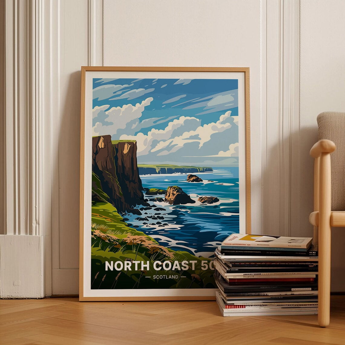 Dopaprint UNFRAMED PAPER POSTER Scotland North Coast 500 Travel Poster ...