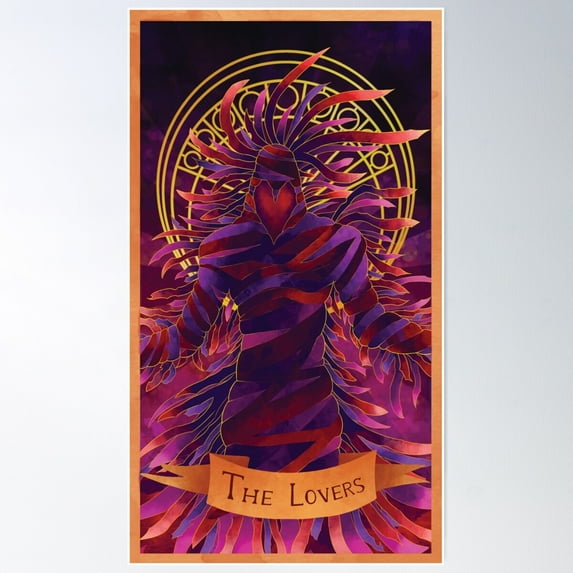 Dopaprint UNFRAMED PAPER POSTER Scp-2521, The Lovers Card Poster Wall ...