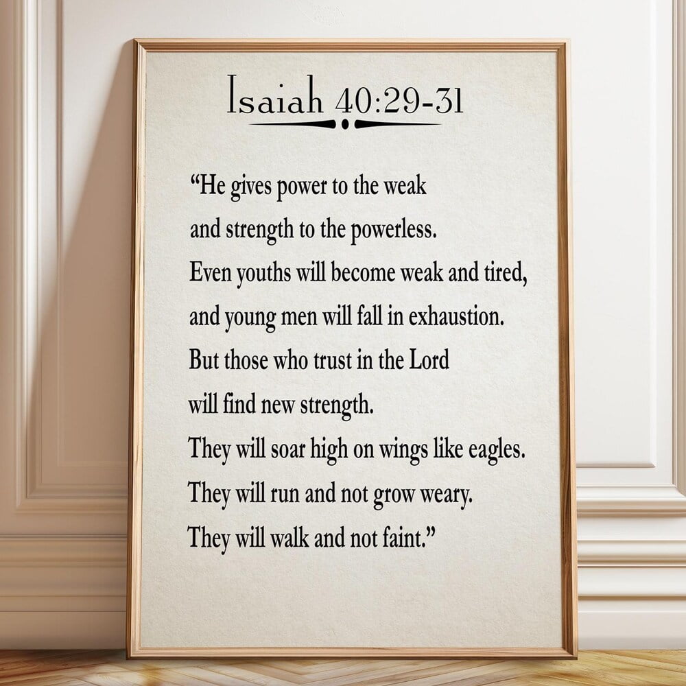 Dopaprint UNFRAMED PAPER POSTER Scripture Quote Scripture Wall Art ...