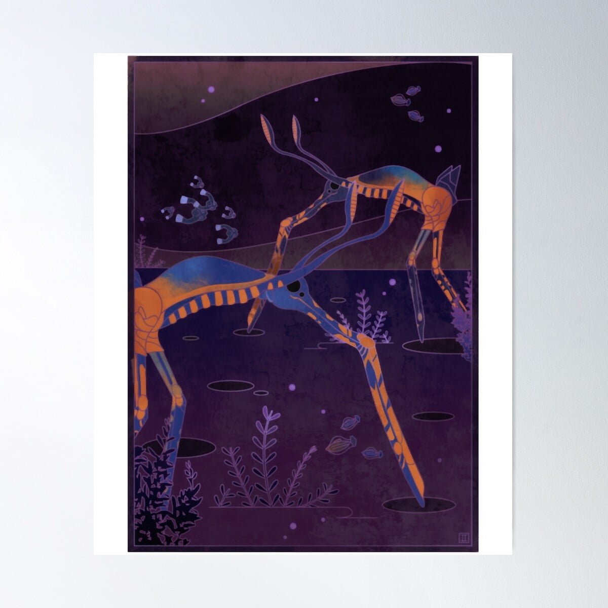 Dopaprint UNFRAMED PAPER POSTER Sea Treader Leviathan Poster Wall Art ...