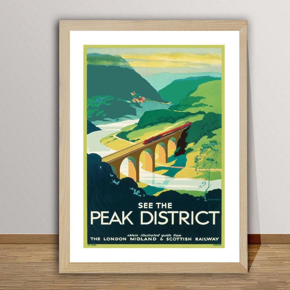 Dopaprint UNFRAMED PAPER POSTER See The Peak District, The London ...