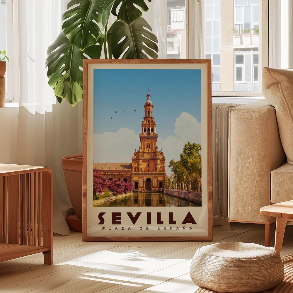 Dopaprint UNFRAMED PAPER POSTER Sevilla Spain Print, Spain Art Prints ...