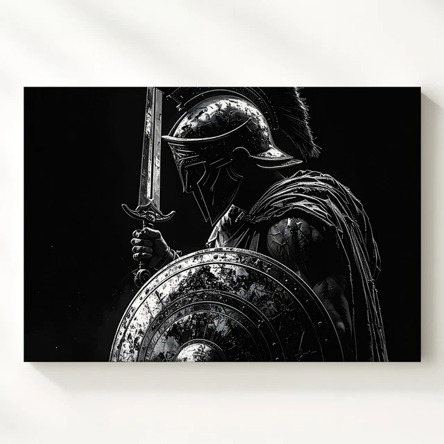 Dopaprint UNFRAMED PAPER POSTER Shadow Of The Spartan Posterblack ...