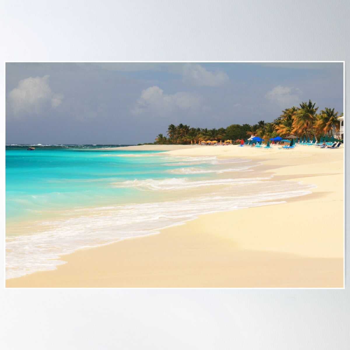 Dopaprint UNFRAMED PAPER POSTER Shoal Bay Beach Anguilla Poster Wall ...