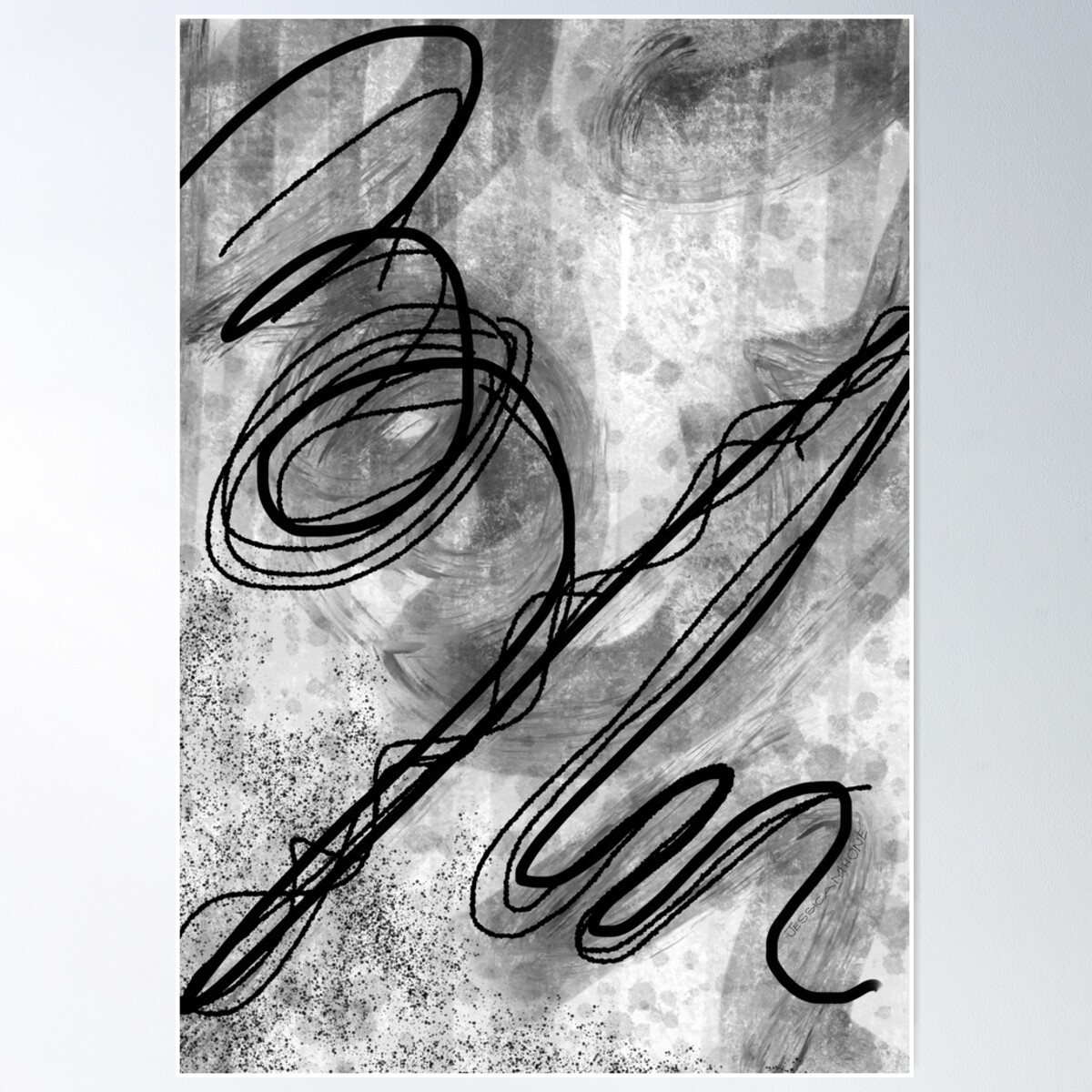 Dopaprint UNFRAMED PAPER POSTER Shooting Star Lined Poster Wall Art ...