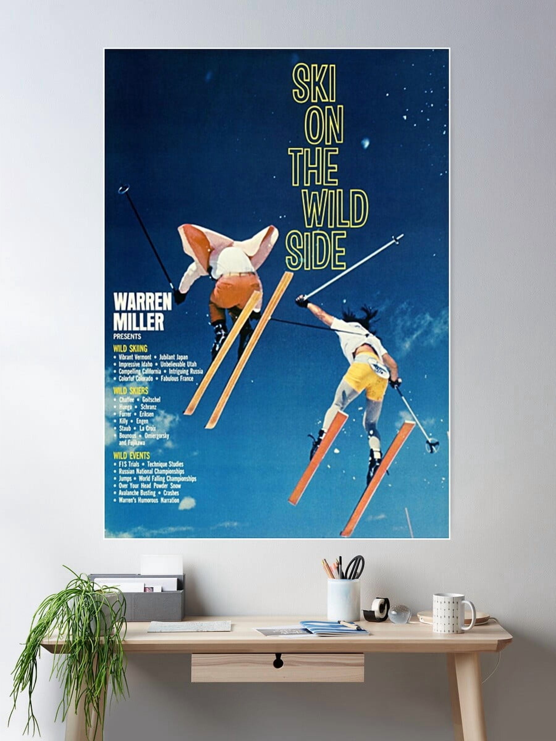 Dopaprint UNFRAMED PAPER POSTER Ski On The Wild Side - Warren Miller ...