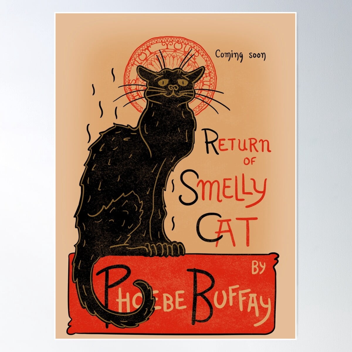 Dopaprint UNFRAMED PAPER POSTER Smelly Cat Poster Wall Art, Modern Wall ...