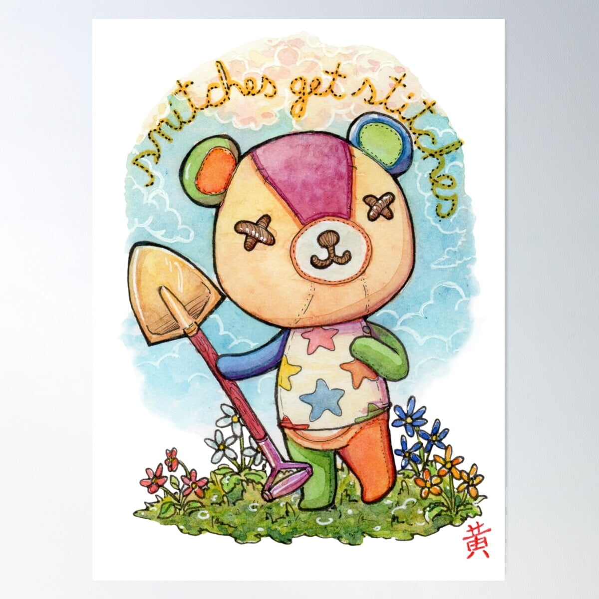 Dopaprint UNFRAMED PAPER POSTER Snitches Get Stitches Poster Wall Art ...